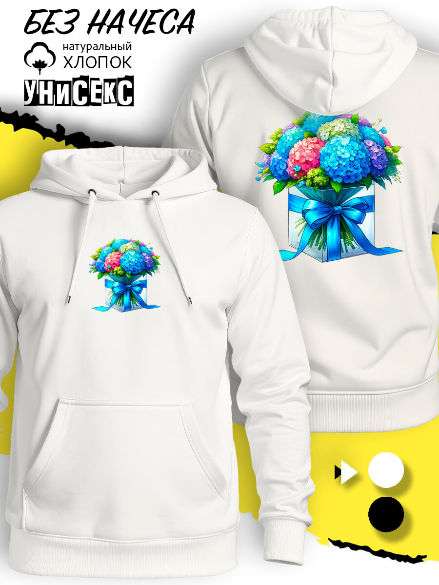 Худи Толстовка свитшот цветы