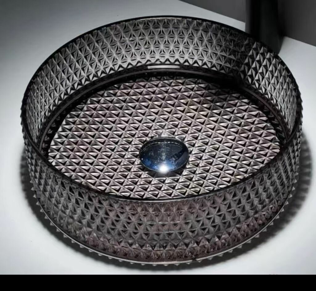 Кристаллино-стеклянная чаша-раковина для умывания