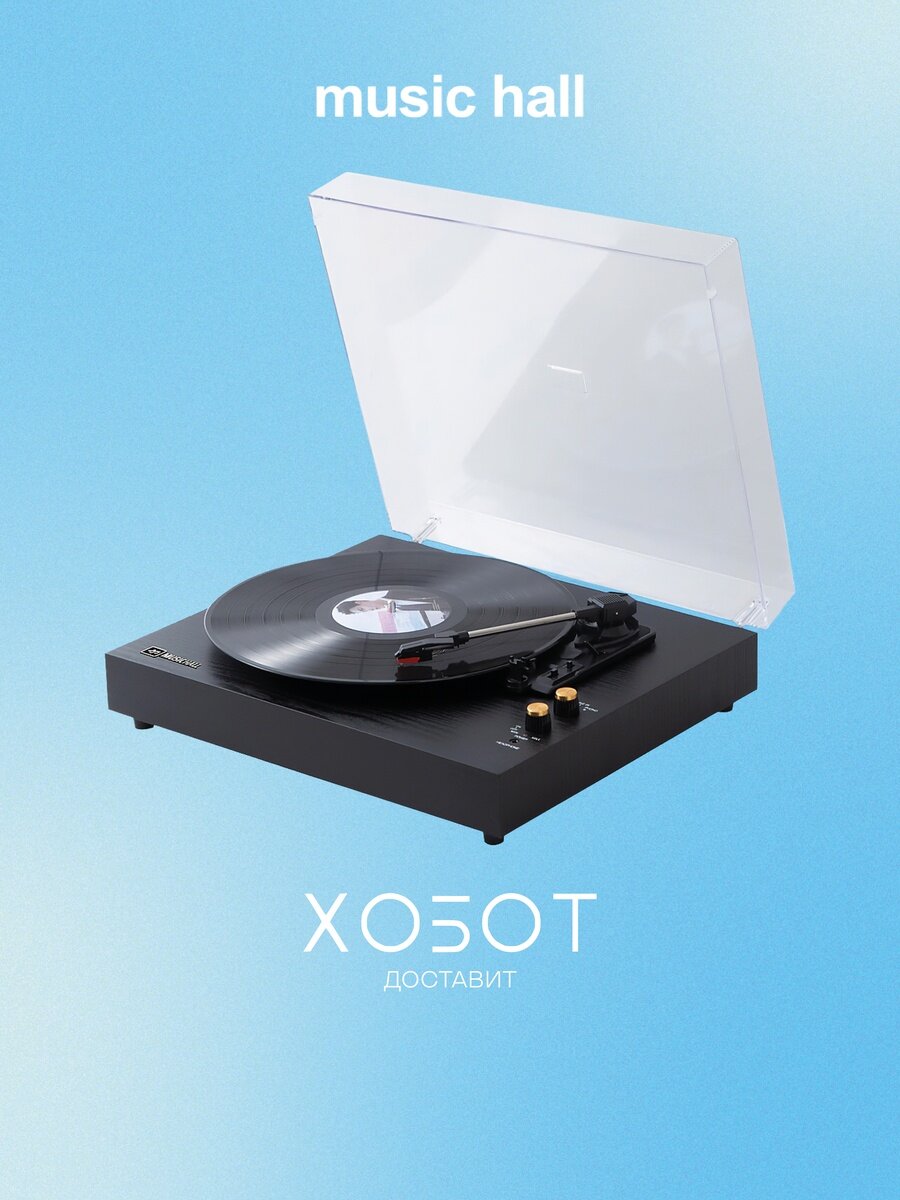 Проигрыватель виниловых пластинок Music Hall Concert Bk