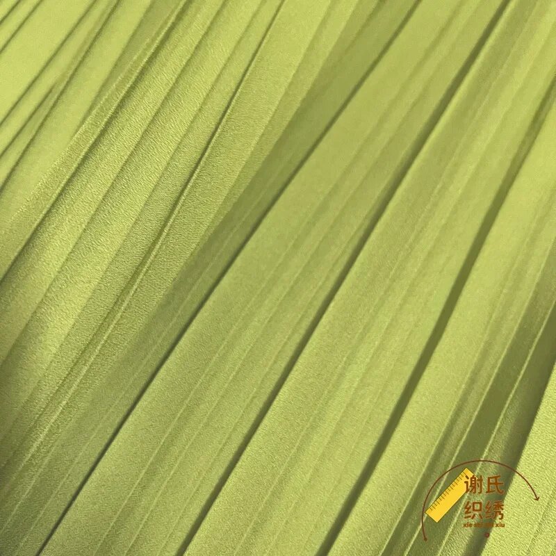 Плиссированная ткань из полиэстера 1,5 м шириной mossy green