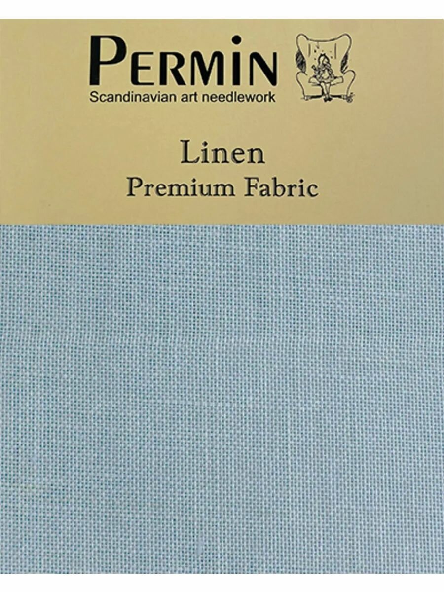 Основа для вышивания Permin 32 ct, (70x50 см, цвет 65/303, 100% лен)