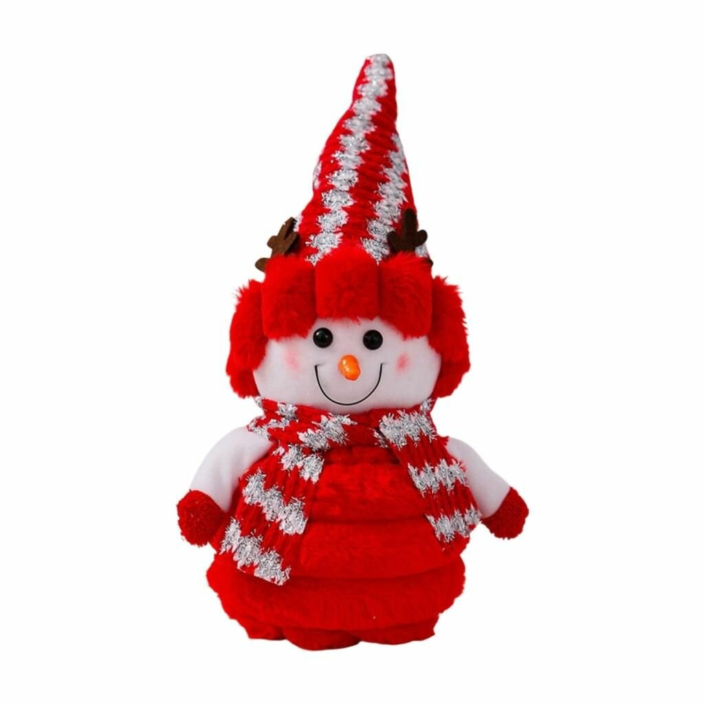 Рождественское украшение-кукла Снеговик-большая
