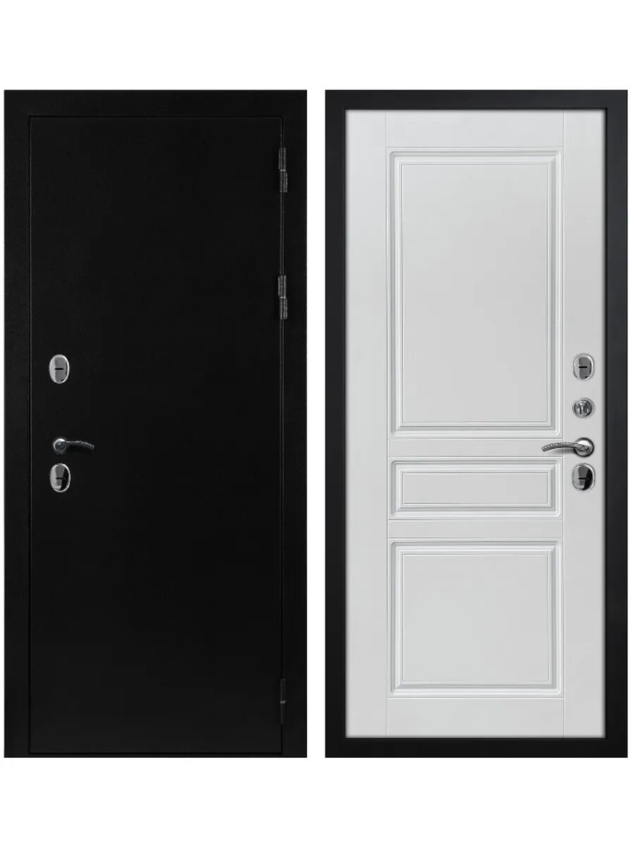 Входная дверь Prestige-Entrance ТР-55, с терморазрывом, 205x86 см, белая, правая