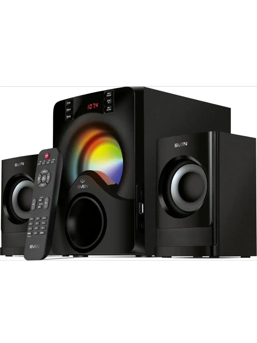 Колонки компьютерные MS-312 2.1, 40 Вт, пульт ДУ