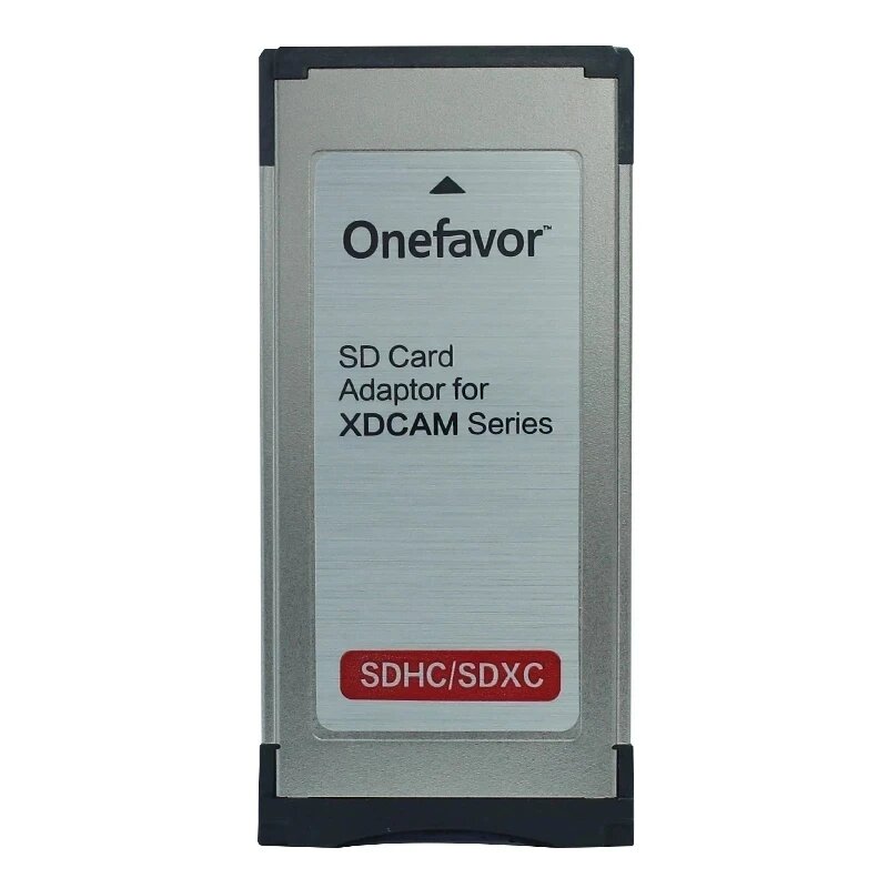 Оригинальный адаптер памяти Onefavor SD SDHC SDXC на адаптер карты ExpressCard SXS 34 мм для камер Sony EX280 EX350, Standard