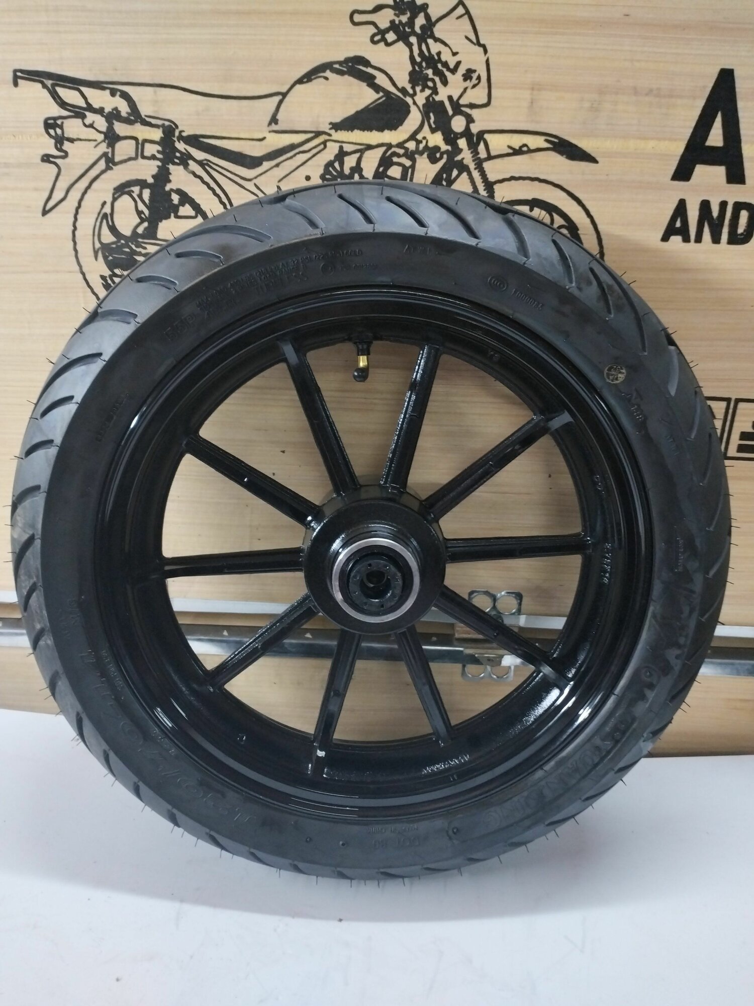 Колёса в сборе на мопед Jt-50