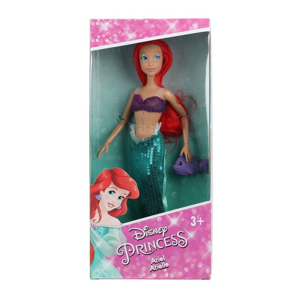 Кукла 29 см. Ариэль, руки и ноги сгибаются, питомец арт 97692-DD-PT-BB