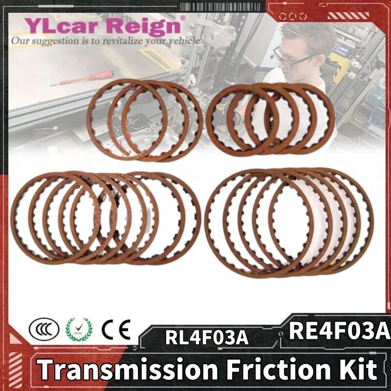RE4F03A RL4F03A RE4F03B Фрикционные диски автоматической коробки передач, ремонтный комплект для ремонта дисков для Nissan Bluebird, автомобильные аксессуары