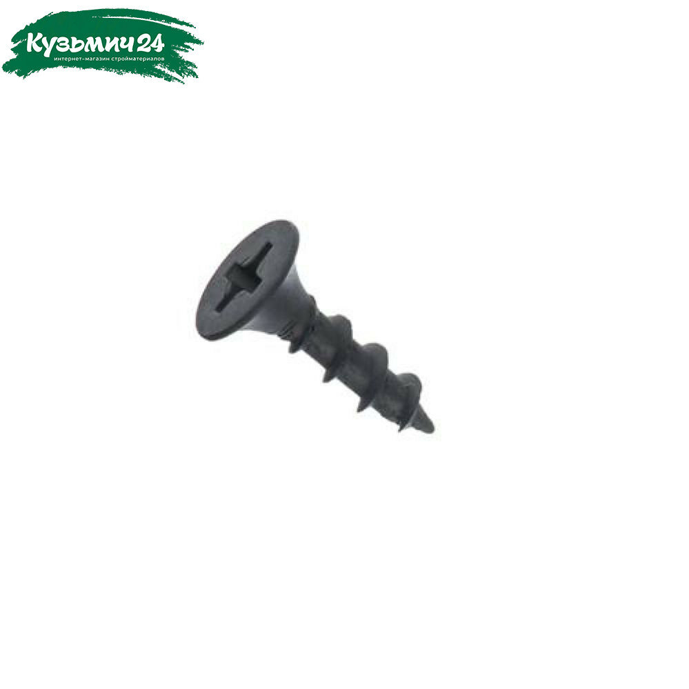 Саморез черный по дереву 3.5х16 мм 1 кг