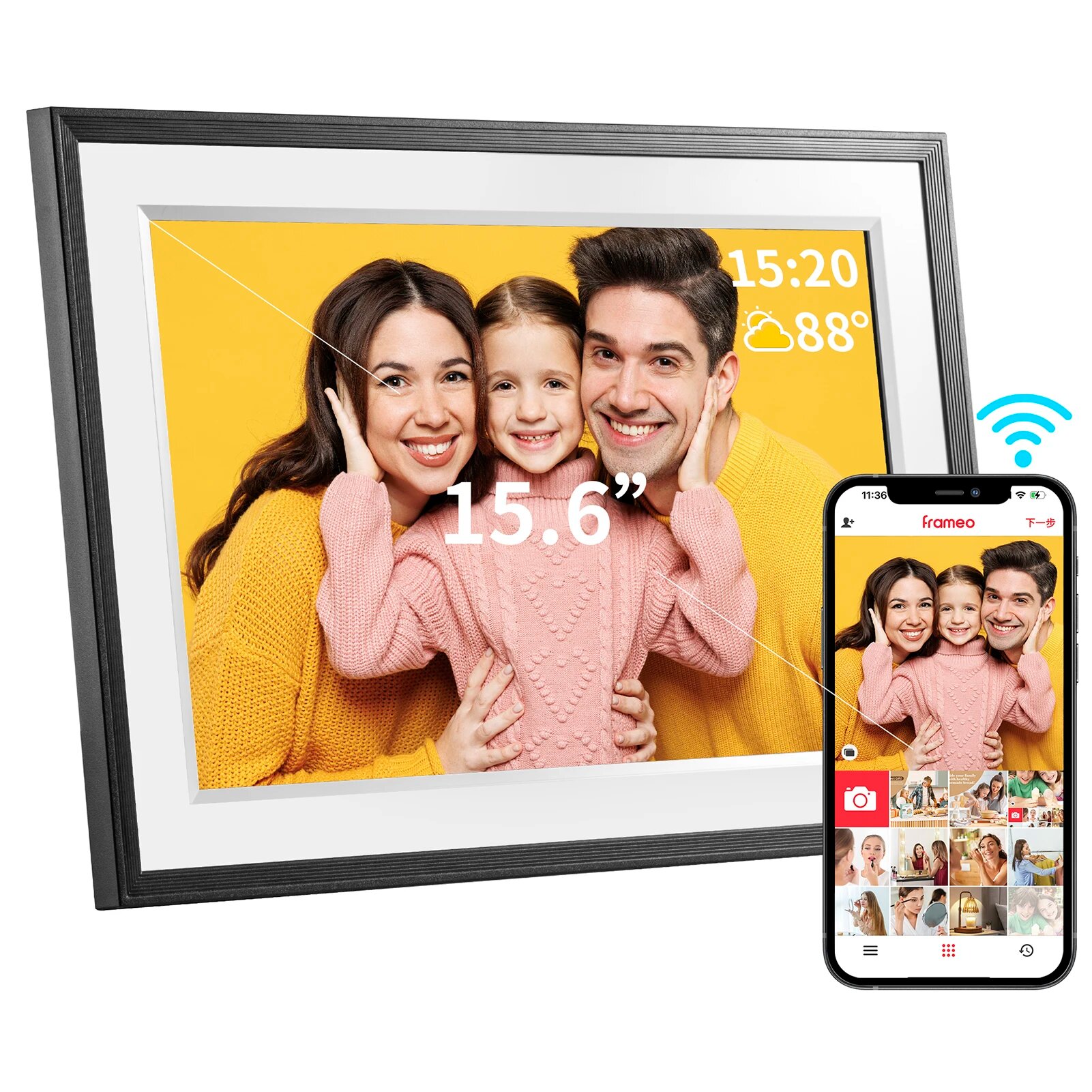 FRAMEO Цифровая Фоторамка 15,6"