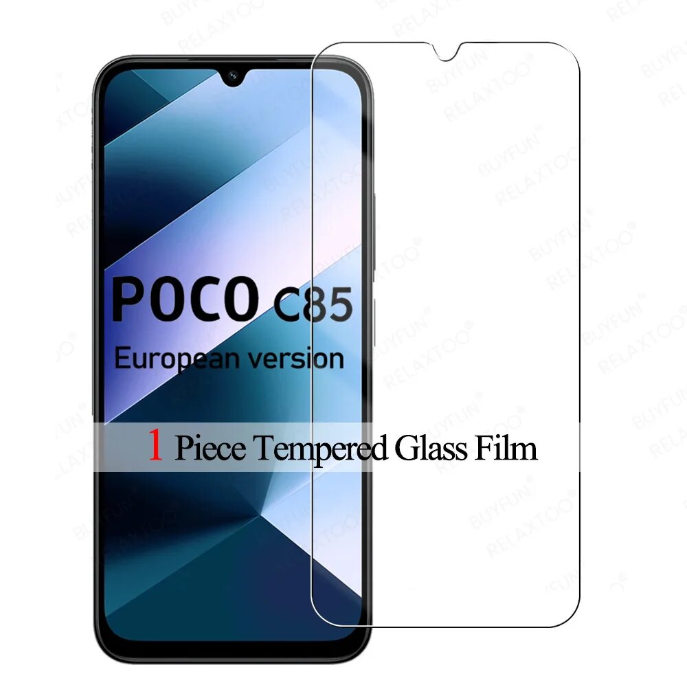 Для Xiaomi Poco C85 4G EU 2.5D закаленное стекло Защитная пленка для экрана PocoC85 C 85 85C C85Poco 5G Global Poko Pocco Poxo