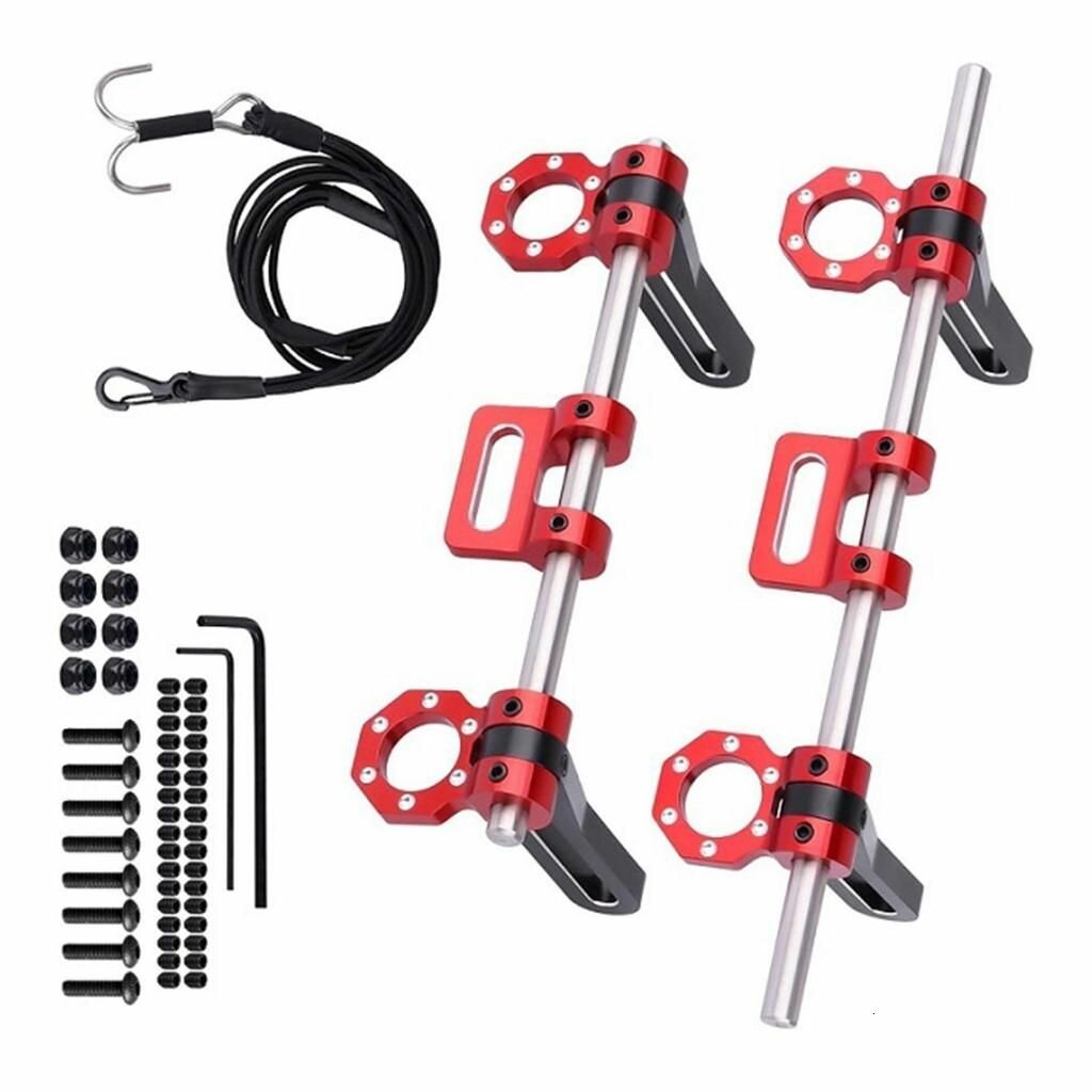 Регулируемый бампер для 1/10 RC машин, красный