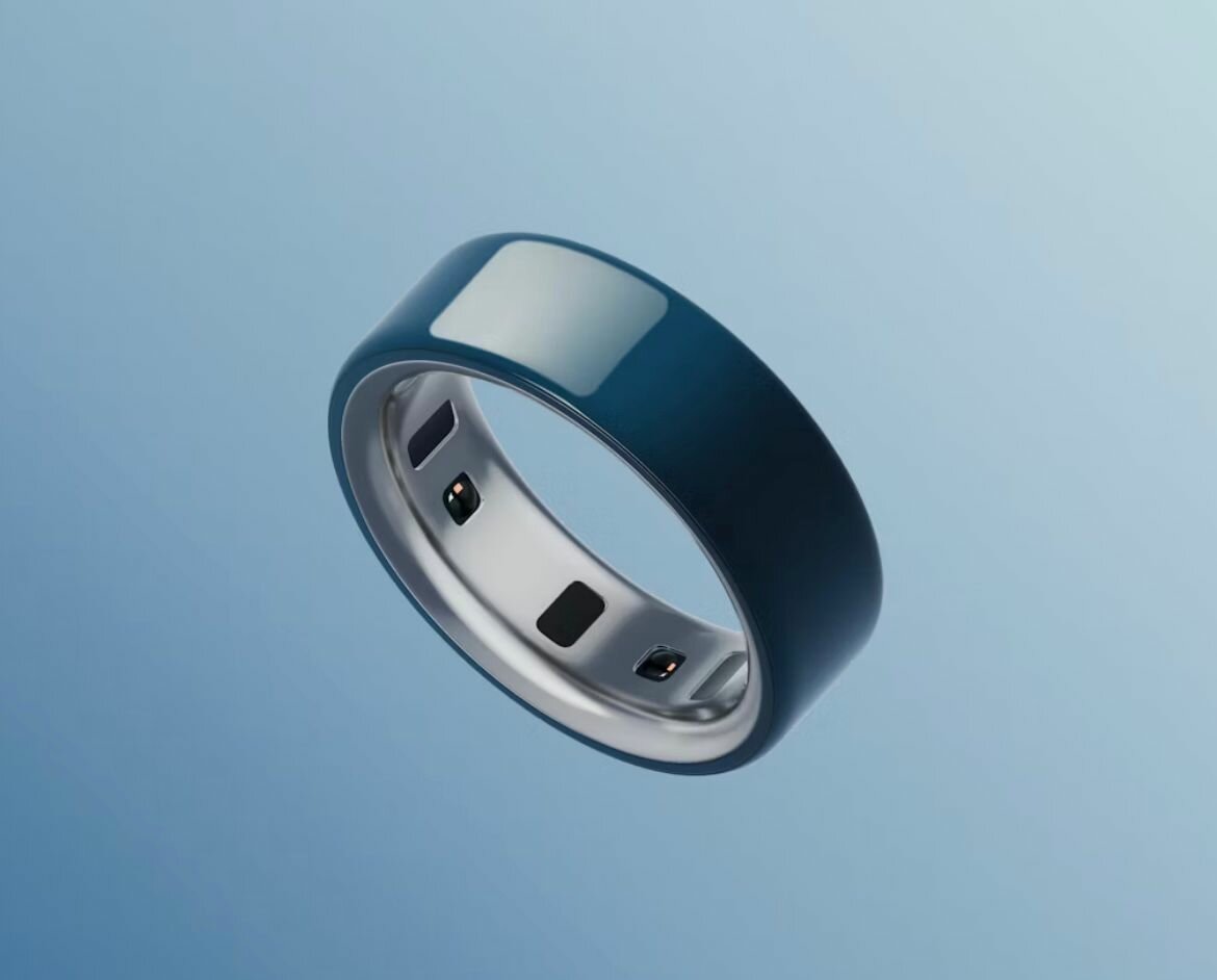 Умное кольцо Oura Ring 4 Ceramic, Midnight, US7, мониторинг здоровья