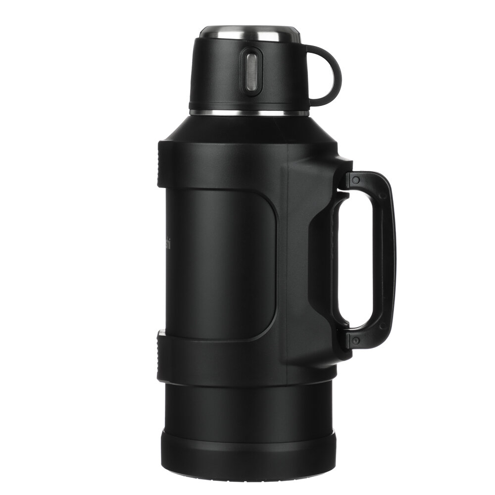 Термос для горячих напитков с широкой горловиной, 3 л, с ручкой