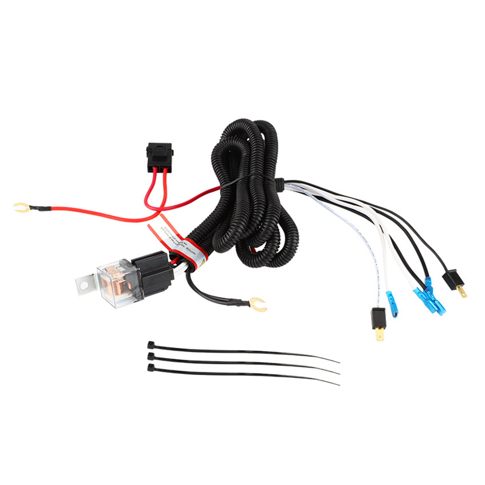 Жгут Проводов Автомобильного Сигнала: Комплект Реле 12В/24В С Медными Контактами Для Надежного Соединения - Универсальный Монтажный Набор Для Модификации Улиточного Сигнала В Легковых И Грузовых Автомобилях