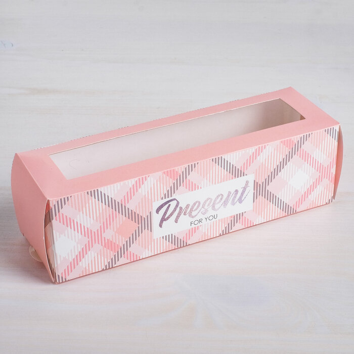 !09 Коробка складная (набор 5 штук) Present for you 18 х 5,5 х 5,5 см.