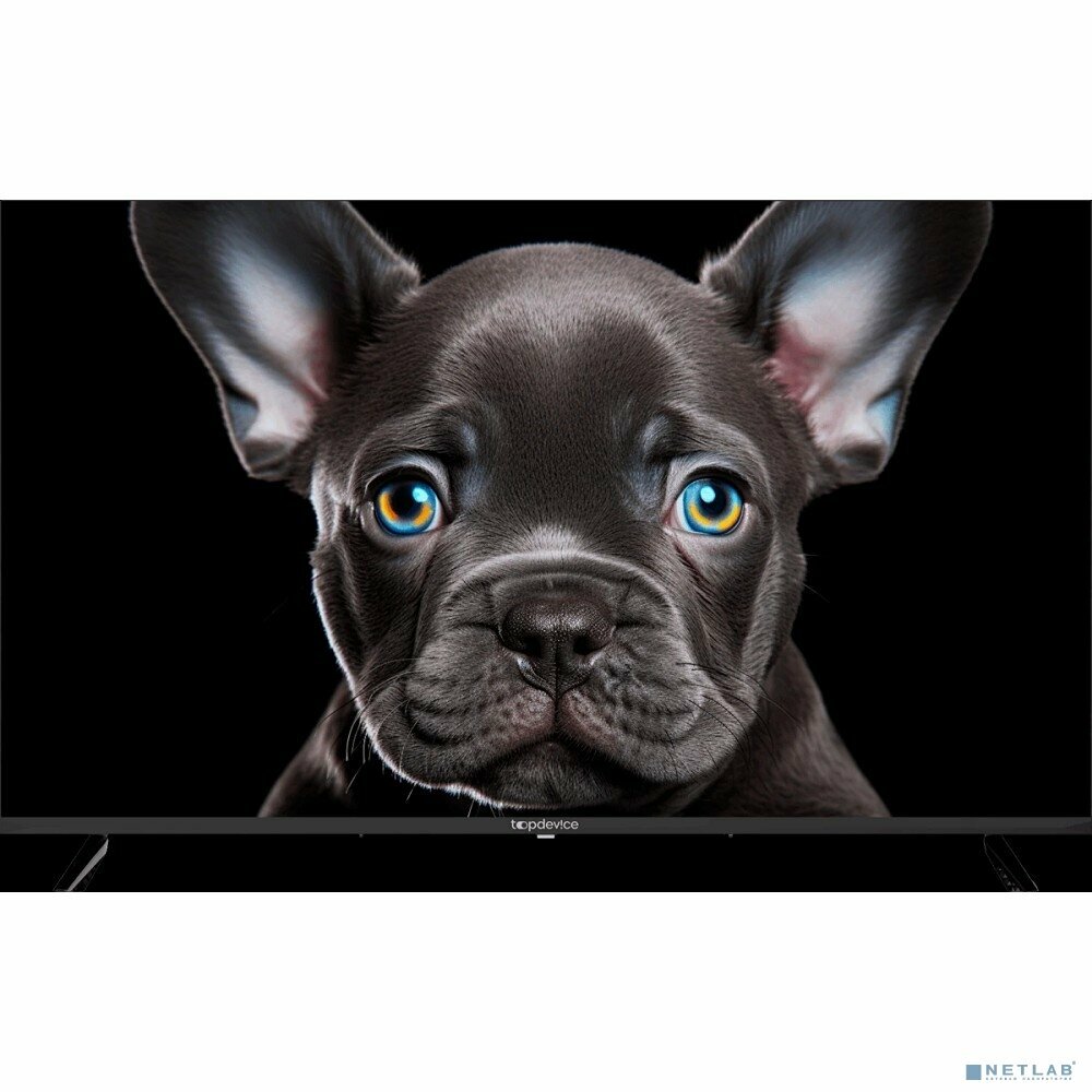 Topdevice 43"/UHD/VA/Smart SBER/1.5-8 Гб/BT/60Гц/черный