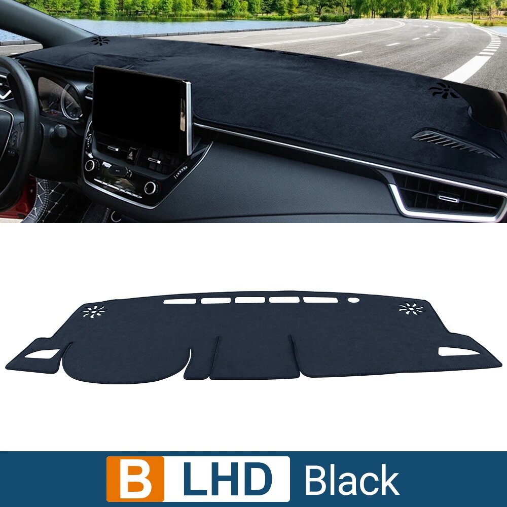 Коврик на приборную панель Toyota Corolla Cross XG10 Black LHD