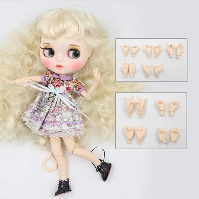 Blythe кукла DBS 30 см, 30cm doll, Бежевый, Унисекс