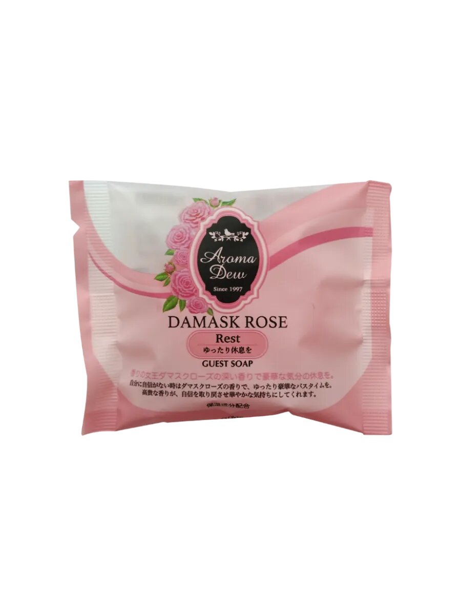 Мыло туалетное глицериновое Дамасская роза, 35г