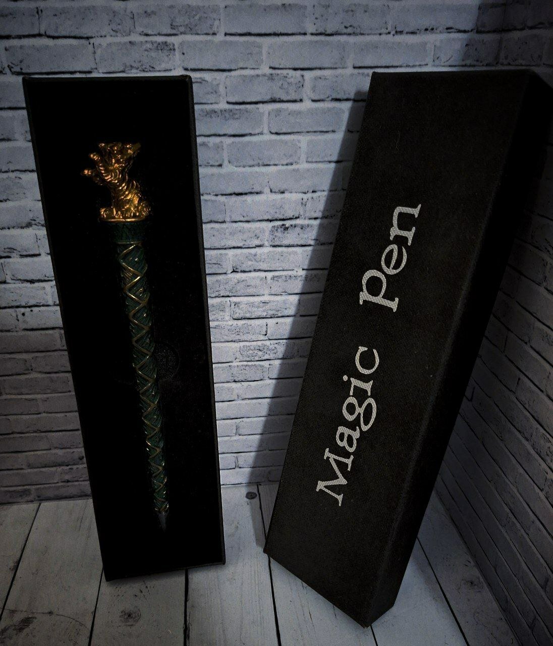 Ручка Волшебная палочка "Пуффендуй" Magic Pen "Harry Potter", для фанатов Гарри Поттера Hufflepuff