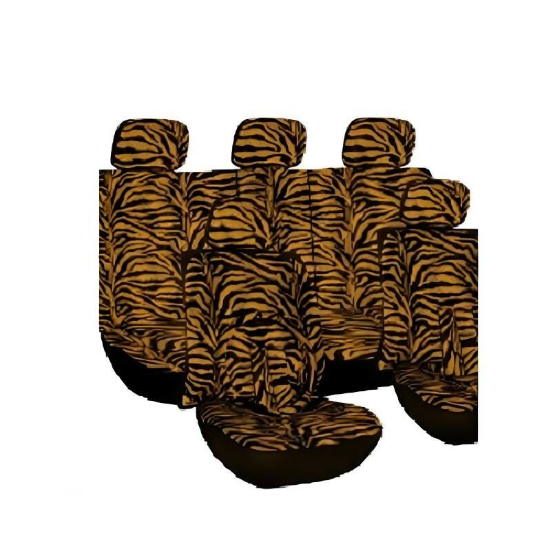 Чехол для автомобильного сиденья леопардовый принт универсальный универсальный ткань для защиты интерьера автомобиля желтый