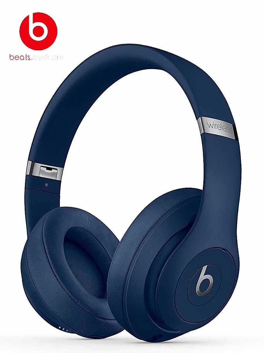 Beats Studio 3 наушники беспроводные, USB-C, Совместим с системами IOS и Android.