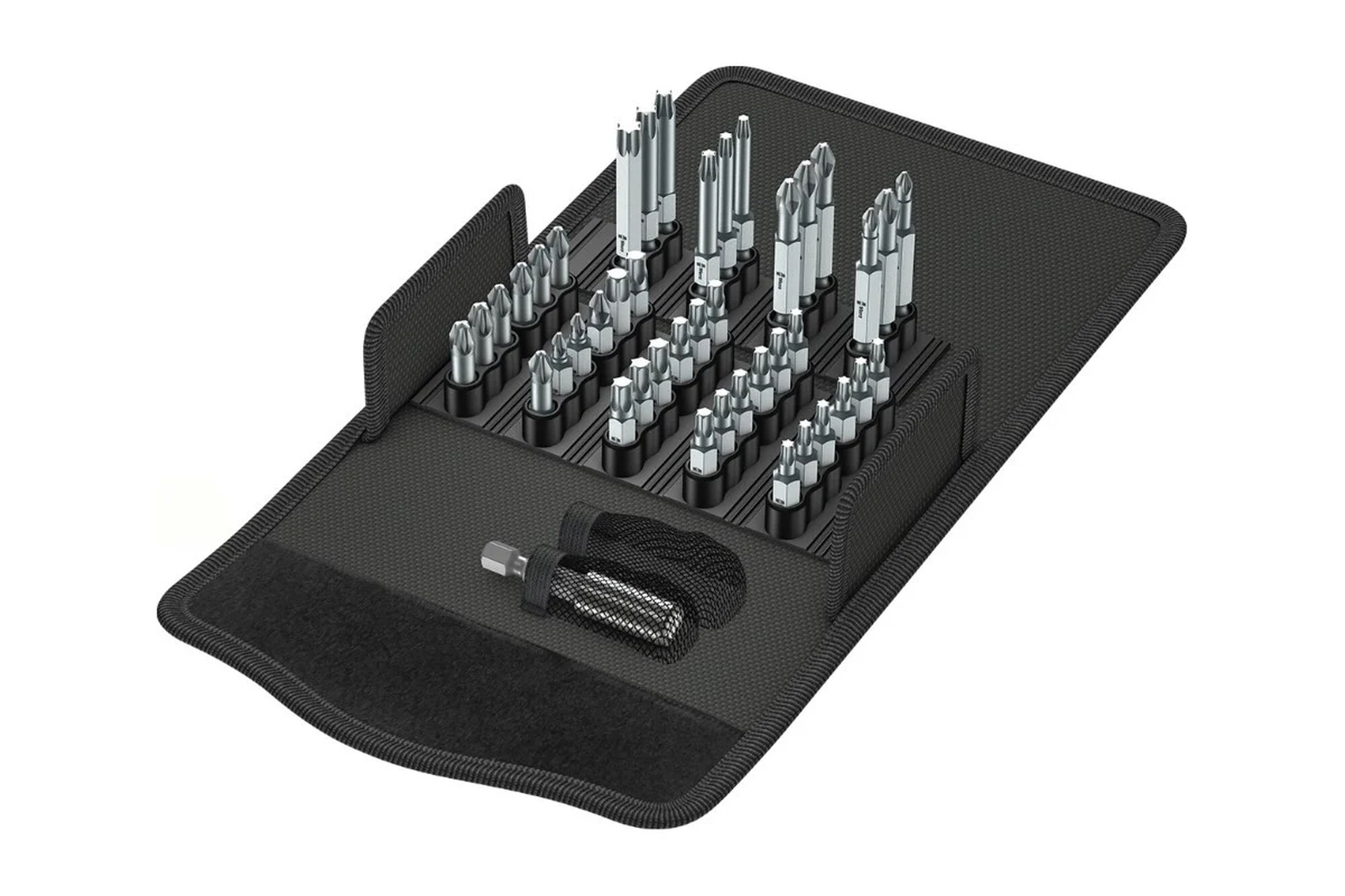 Набор бит с битодержателем, 43 пр, 1/4" C6.3/E6.3 Bit-Safe 43 Universal 1 WERA WE-057450