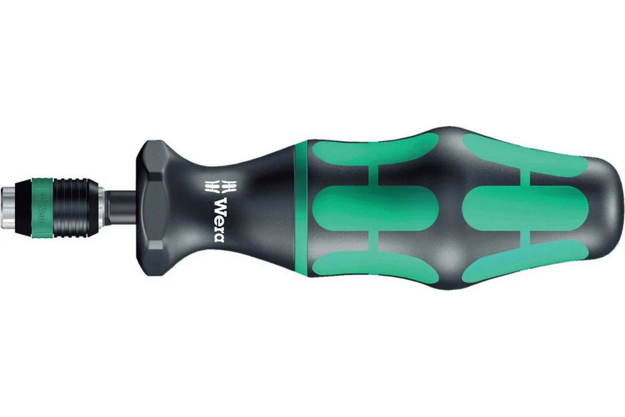 Отвёртка-битодержатель динамометрическая, 0.1 Нм, для серийных операций, патрон Rapidaptor, 1/4" D6.3/F6.3 7450 Pre-Set Kraftform WERA WE-074790