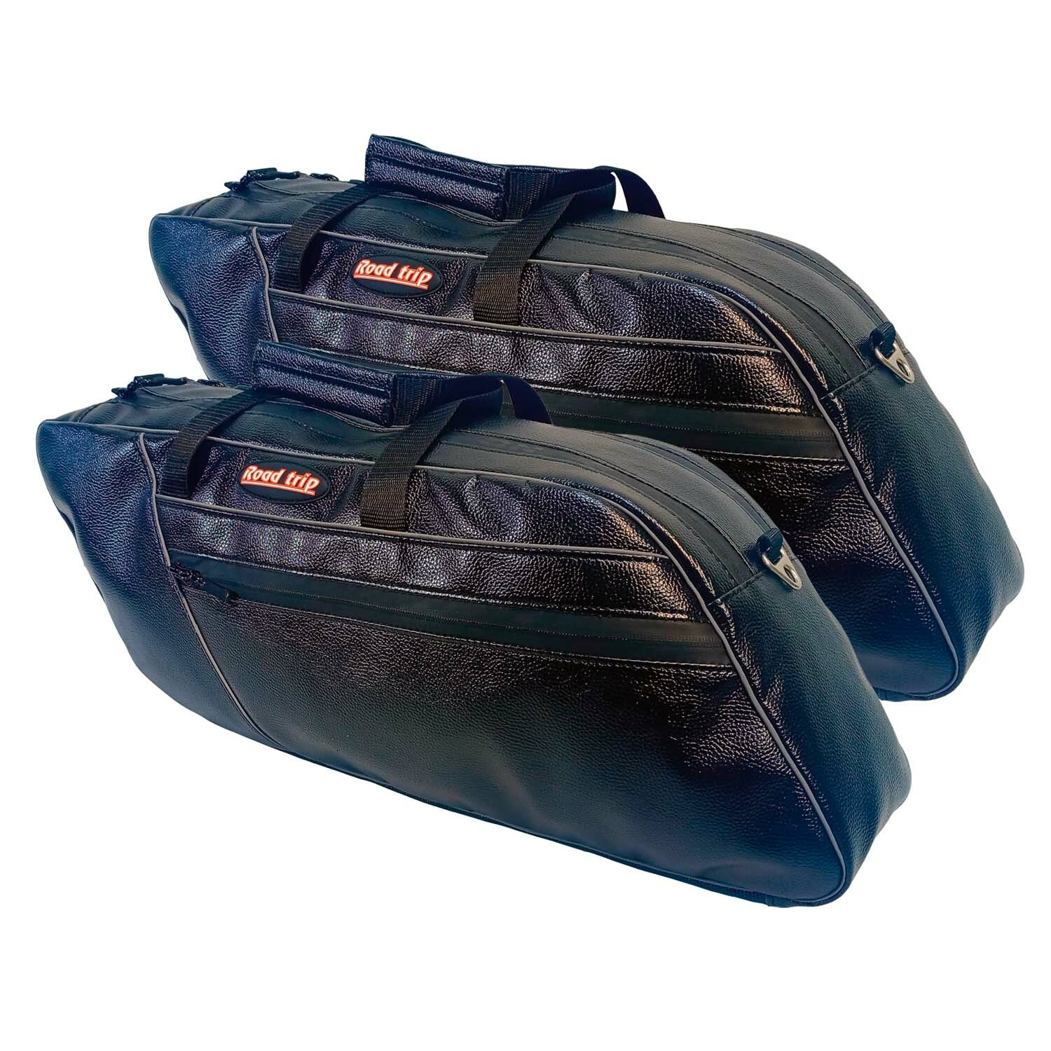 Сумки в боковые кофры Harley-Davidson Touring Road King Electra Street Glide (искусственная кожа)