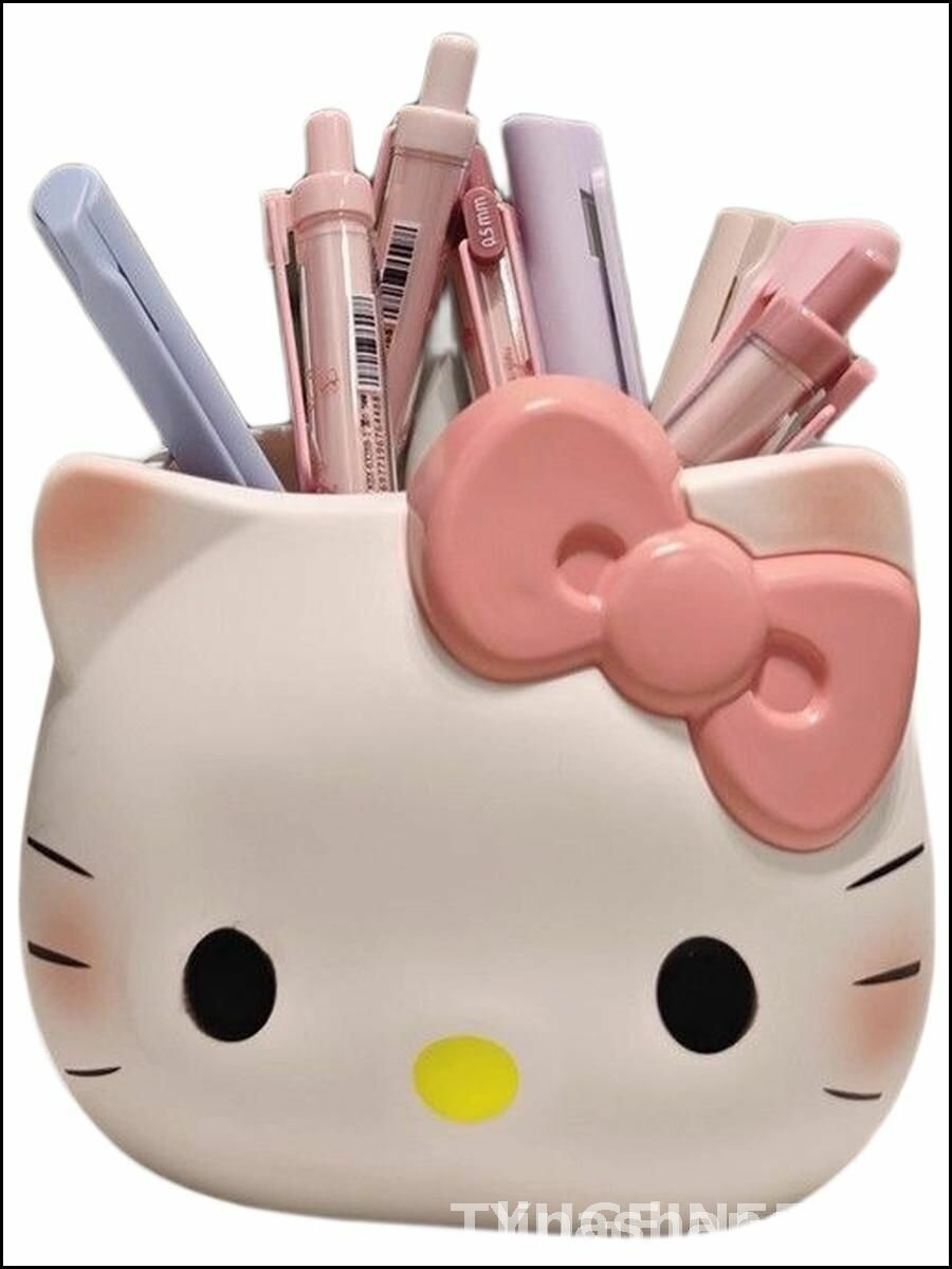 Стильный органайзер Hello Kitty для ручек, кистей и зубных щеток