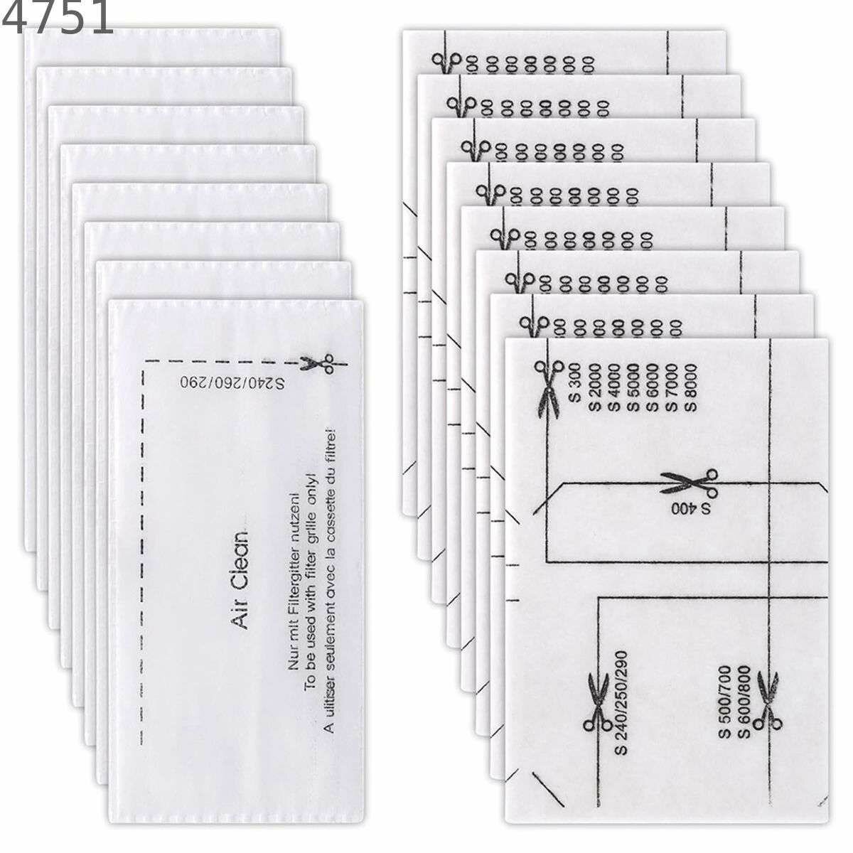 123 Комплект фильтров для пылесоса125