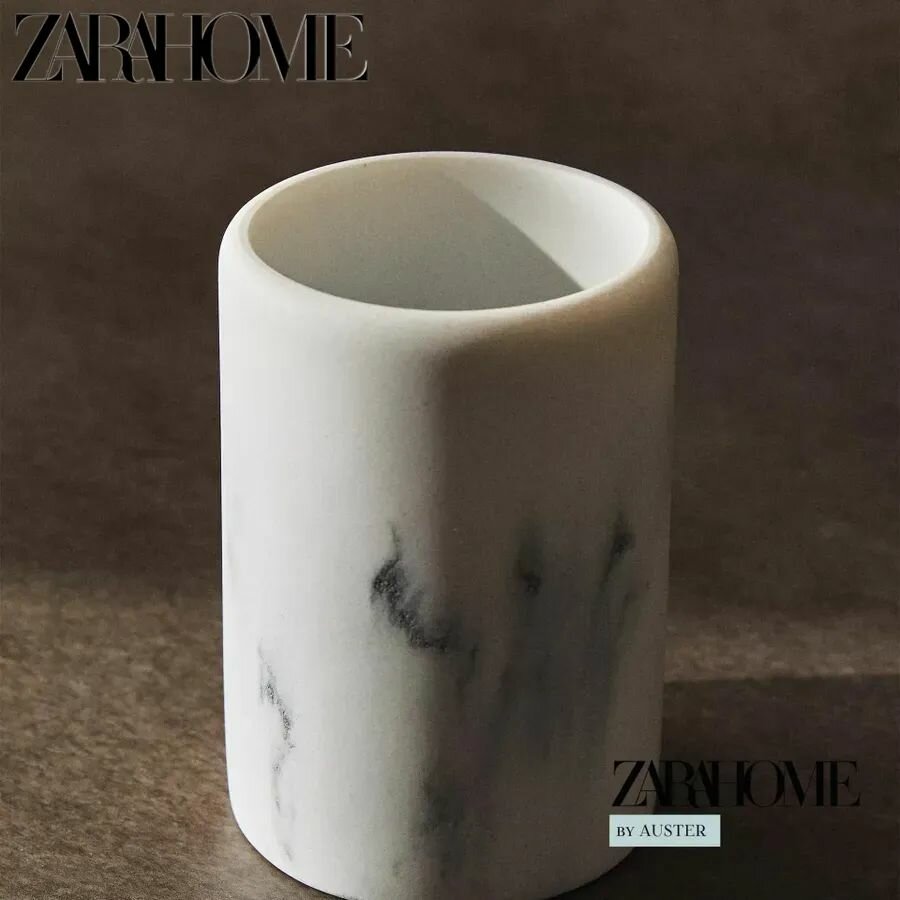 ZARA HOME Стакан для ванной комнаты "коллекция: marble-effect resin bathroom set"ZARA HOME