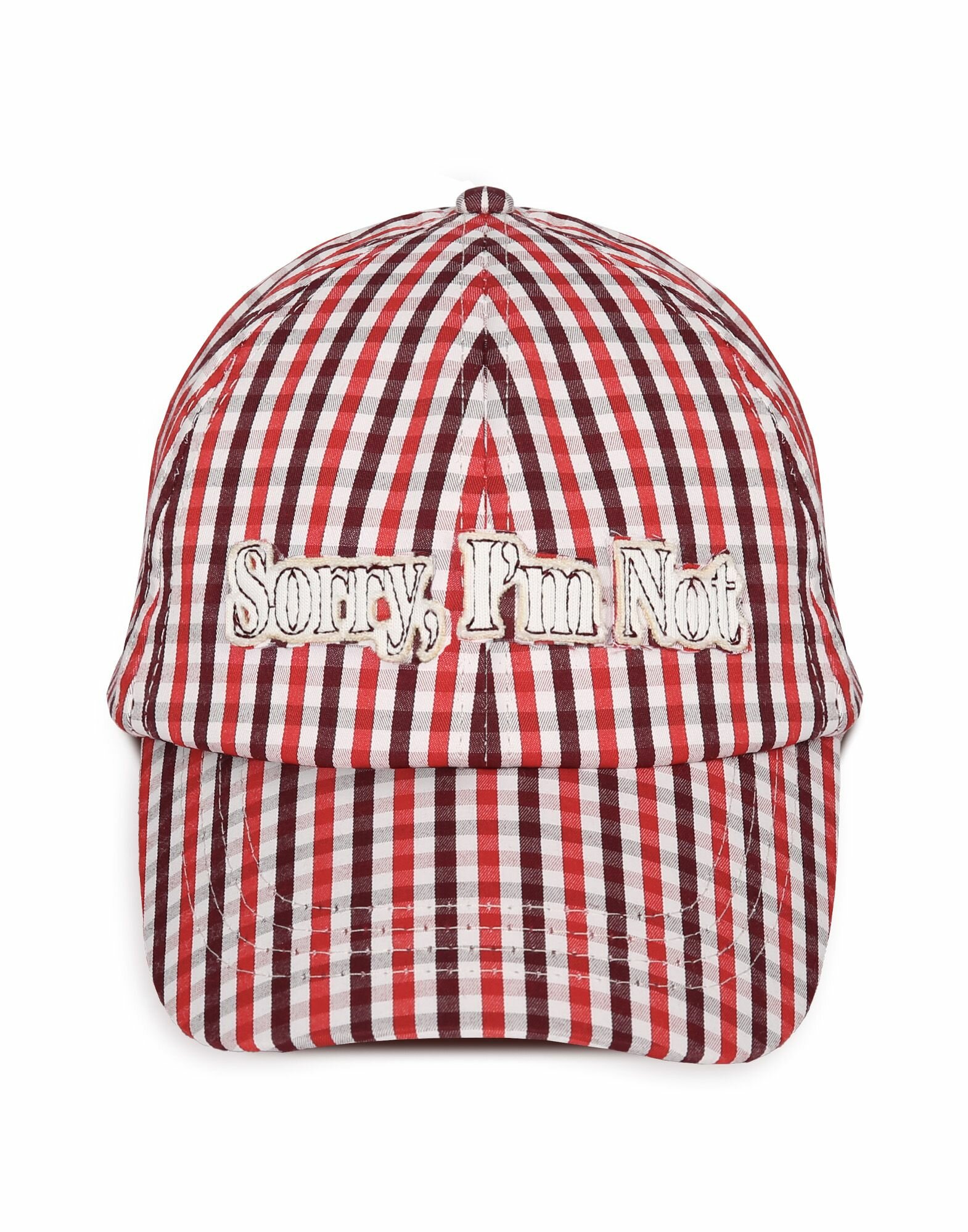 Кепка CUTOUT PLAID для мужчин и женщин