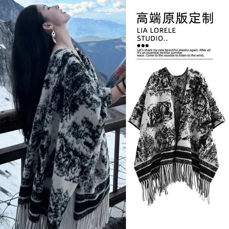 Пончо MEILUOYAFAN