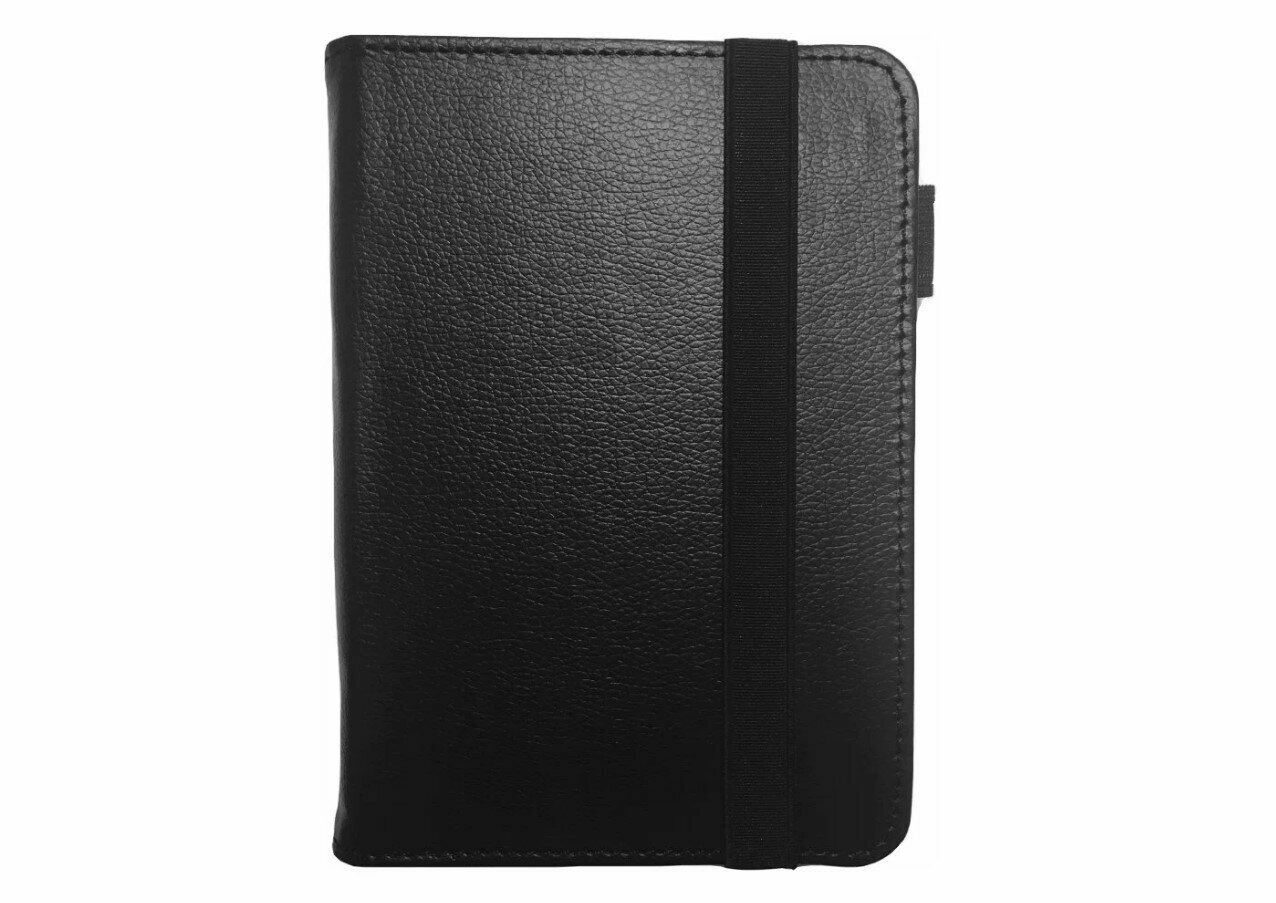 Чехол MyPads для PocketBook 624 Basic Touch/ PocketBook 615 из качественной эко-кожи тонкий с магнитной застежкой черный