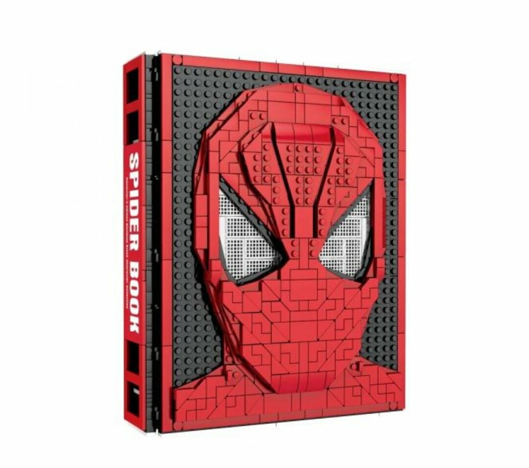 Конструктор Spider-men/ Книга человека паука/ 1888 деталей/ подарок ребенку/ для мальчиков