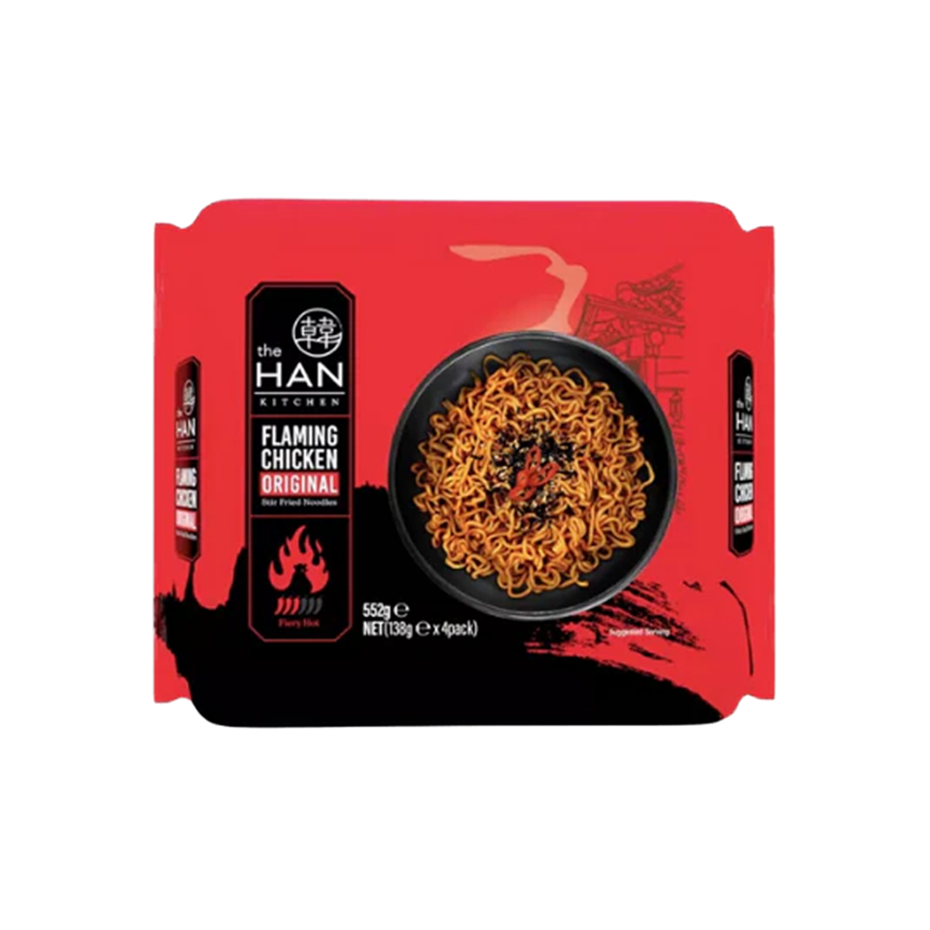 Лапша быстрого приготовления "The Han Kitchen" со вкусом острой курицы 138 г, Китай