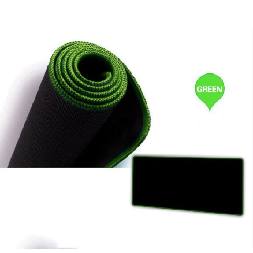 Коврик для клавиатуры и мыши rubber s/m/l large size pc laptop computer gaming, green, s