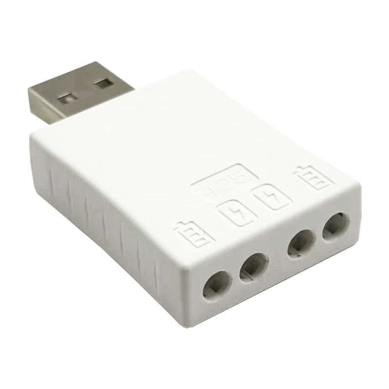 Электронное поплавковое зарядное устройство LIR425 battery USB с двумя отверстиями