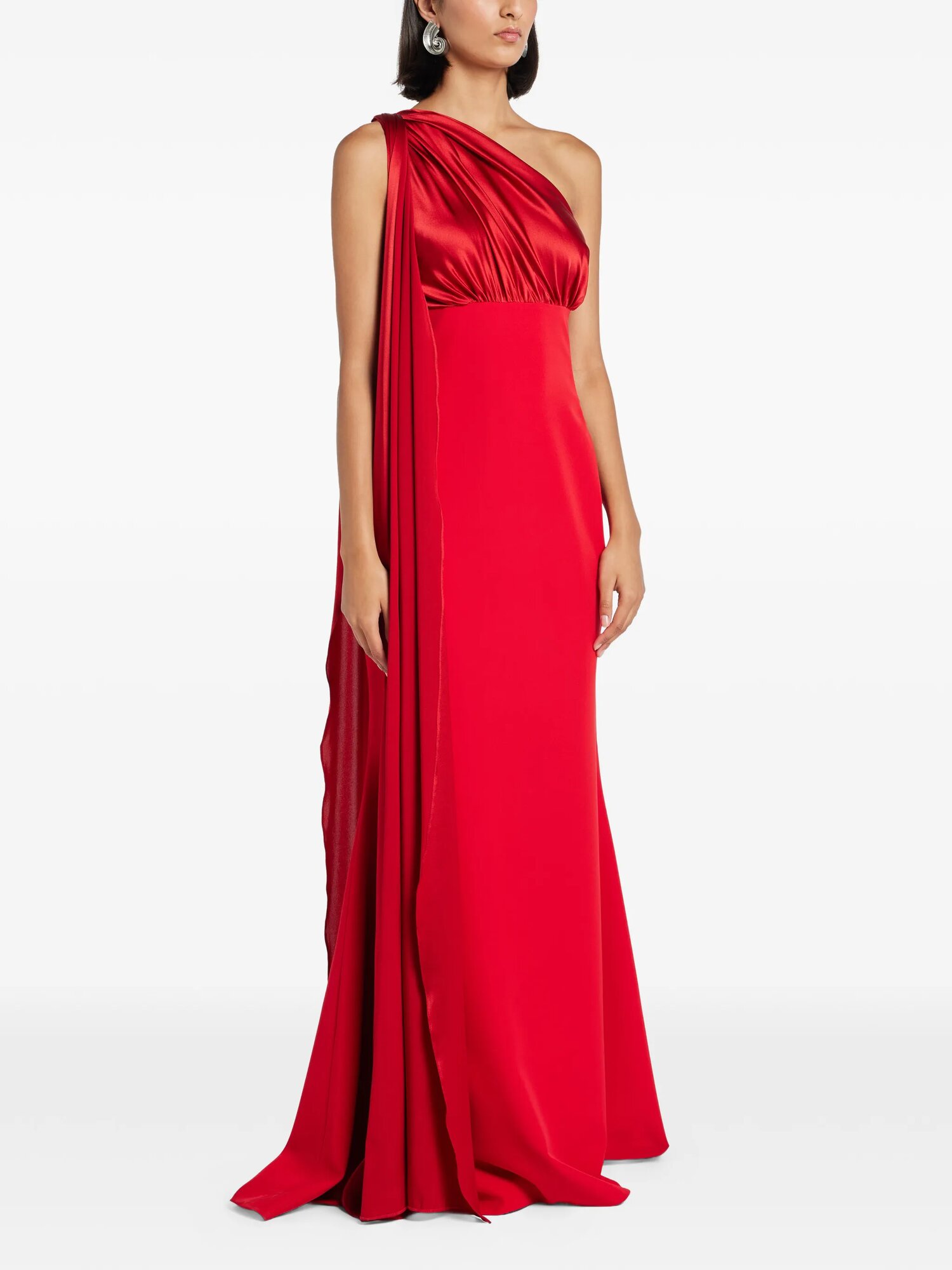 Платье Rhea Costa One-shoulder draped dress, размер 46 — фото 1