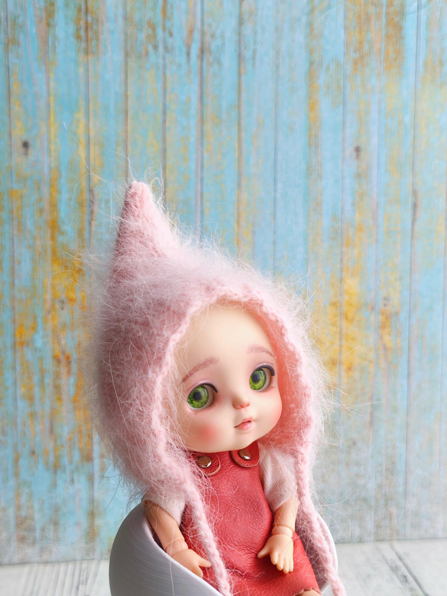 Шапка эльфика для куклы Obitsu 11