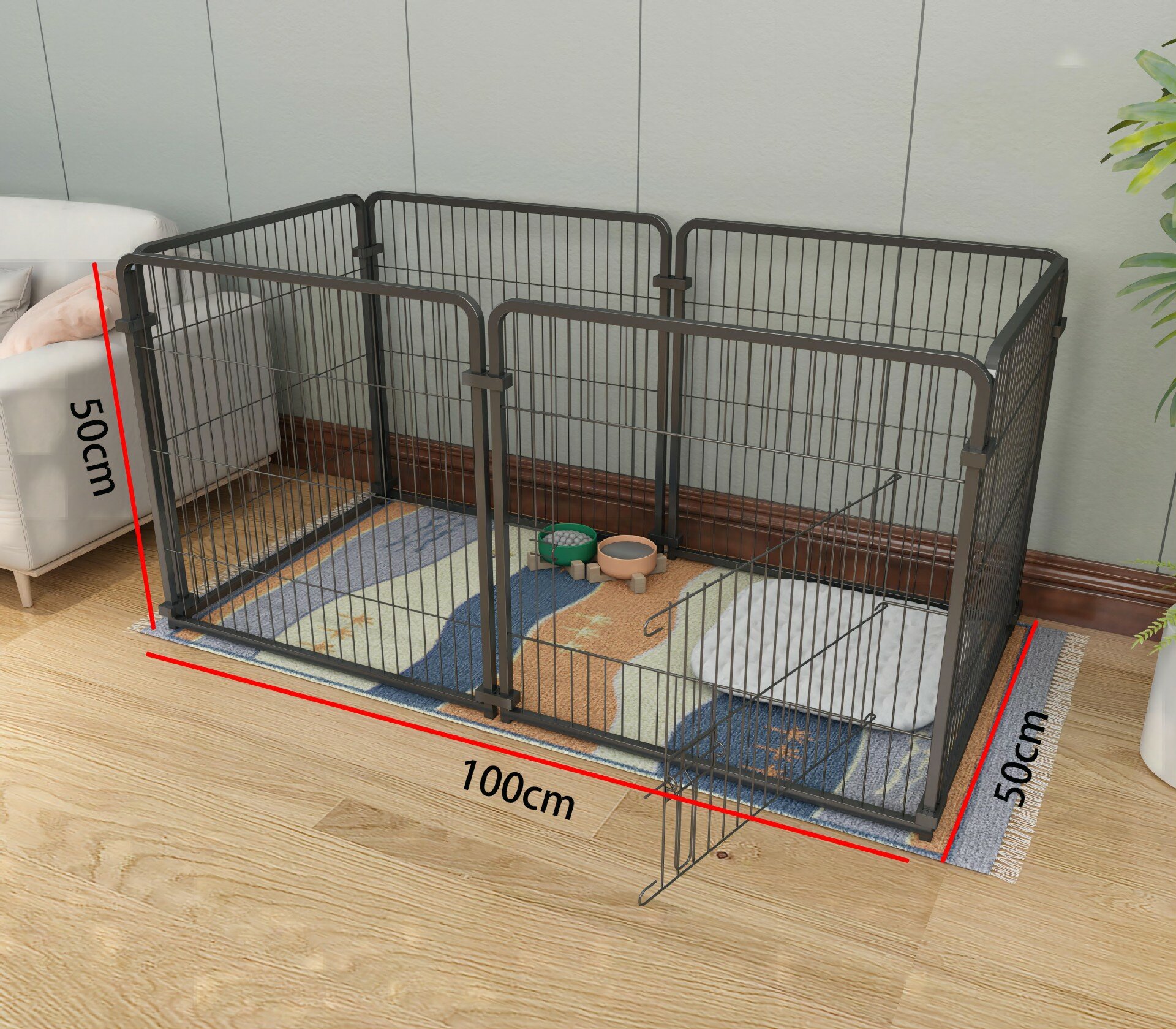 Клетка для собак, забор для собак, домашний внутренний забор для питомцев, свободная комбинация, забор для маленьких, средних и больших собак, тренировка, туалет, клетка для собак