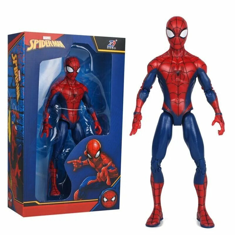 18см Marvel Avengers Spider-Man Игрушка супергерой человек-паук фигурка для мальчиков Альянс Мстители марвел