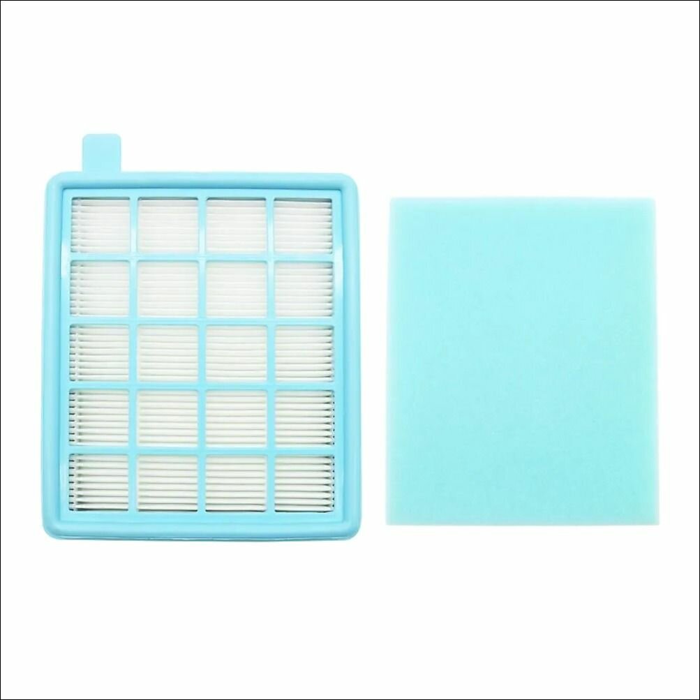 Фильтр Hepa + поролон Для пылесосов KAMBROOK ABV400, совместим с PHILIPS FC9322 FC8470 FC8471