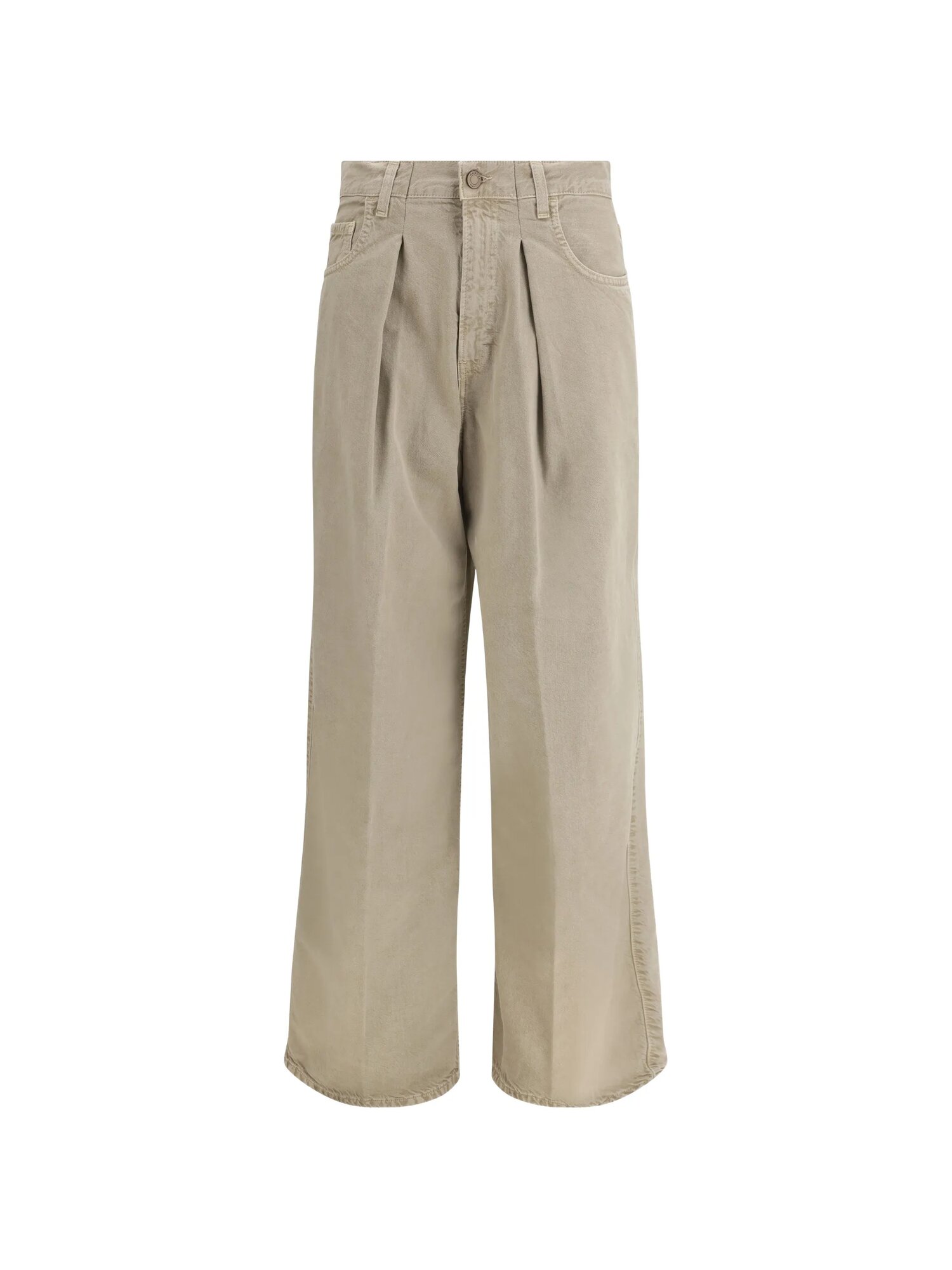 Джинсы Pleated wide-leg jeans 