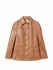Накидка Twinset Milano Button faux-leather cape jacket, размер 44
