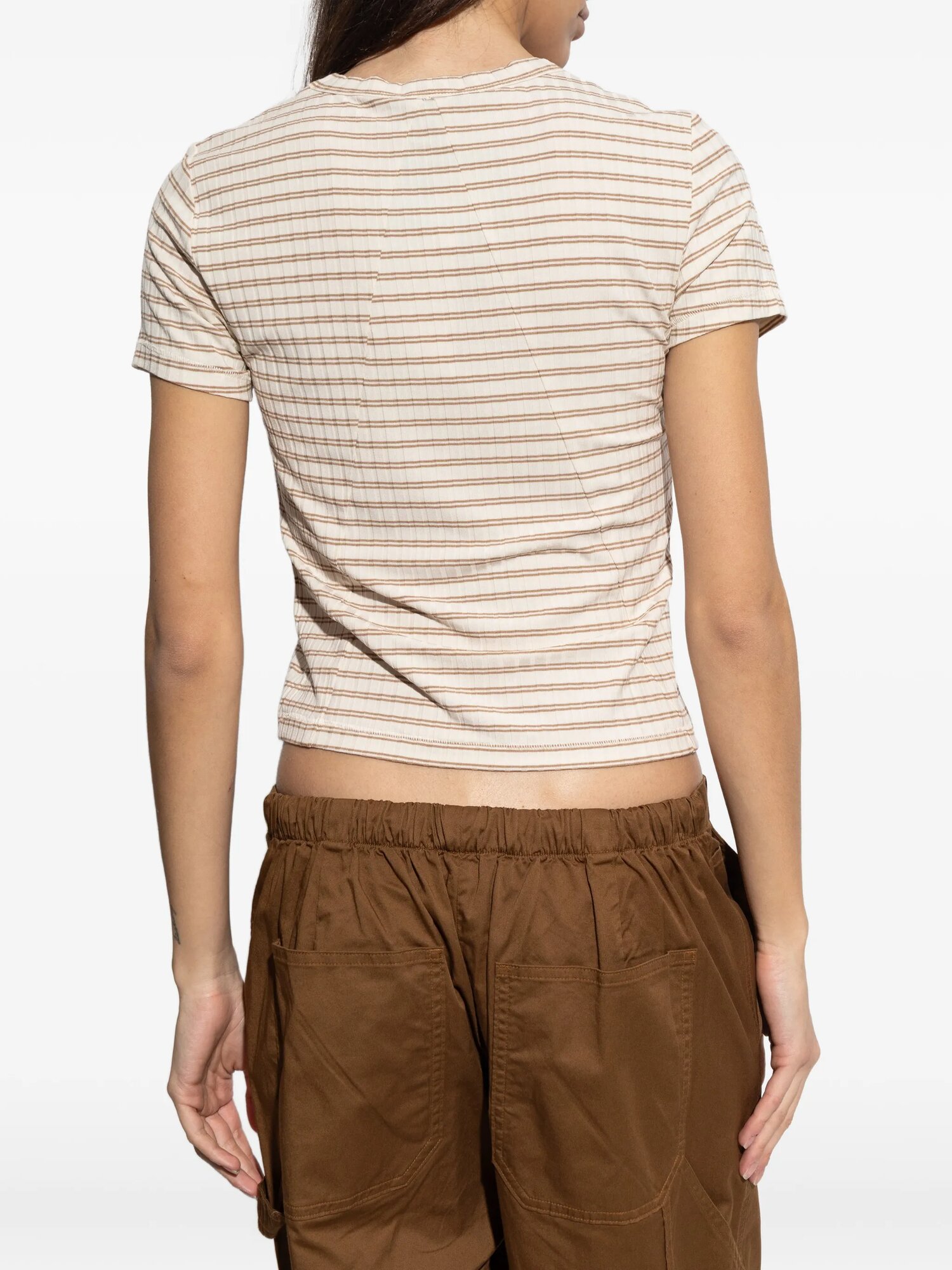 Футболка Rag & Bone Luca, размер M, бежевый/белый — фото 1