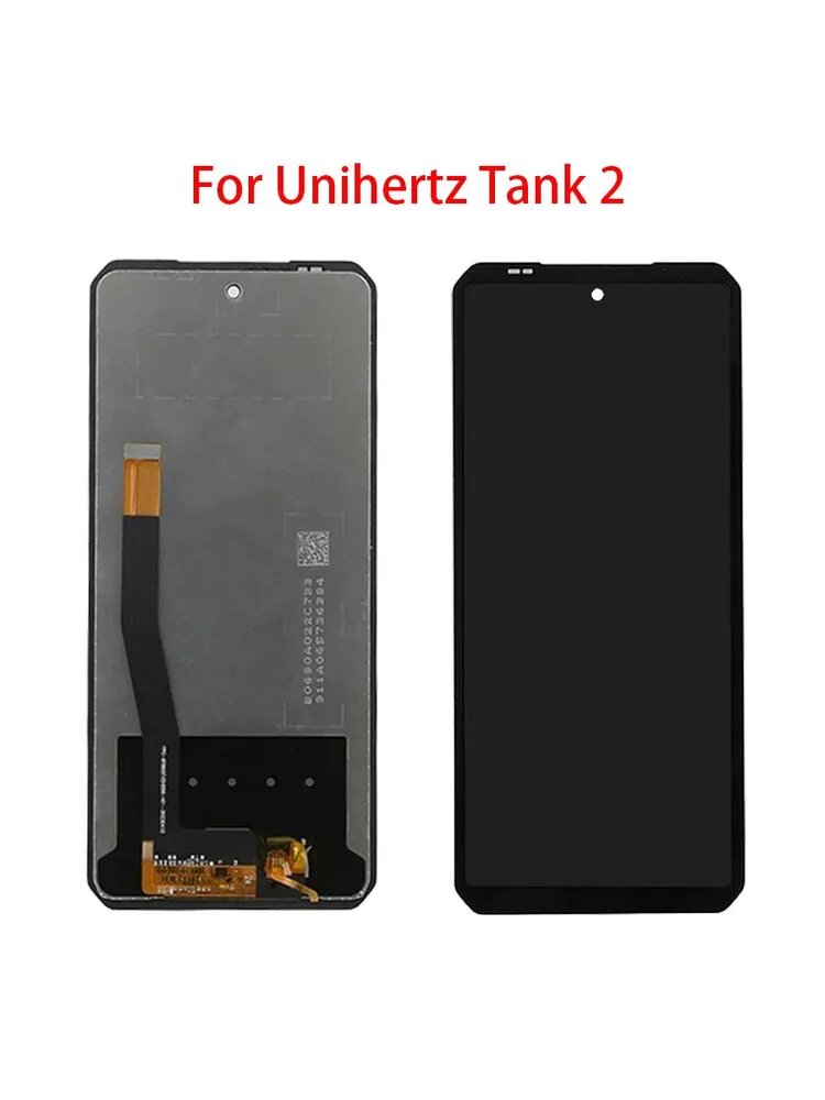 Дисплей на 8849 Unihertz TANK 2 в сборе с тачскрином Черны