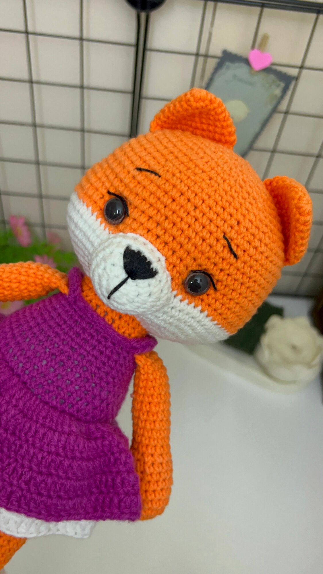 Вязаная игрушка Лиса. Лиса. Игрушка ручной работы